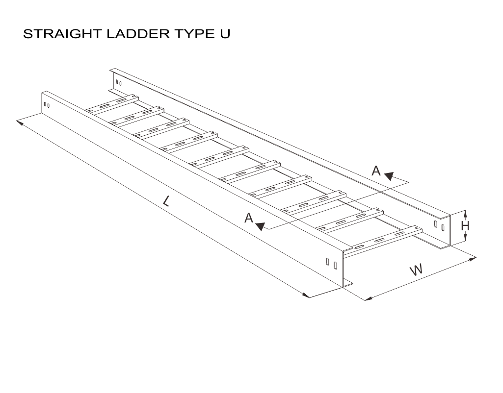 Cable Ladder | SCM B-Tray Steel, Aluminium, SS 304